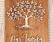 Personalized Family Tree Wall Decor with Names | Familywalldecor