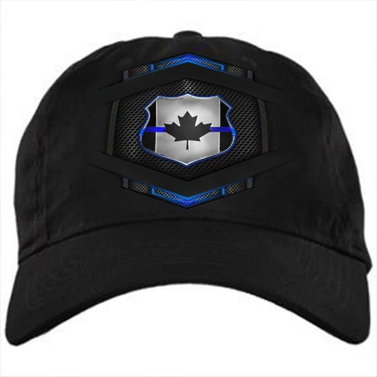 Canada Thin Blue Line Badge Baseball Hat Thin Blue Line Canadian Flag Cap Hat Thegiftio UK