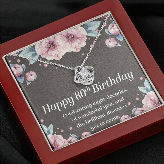 80Th Birthday Gifts For Women Necklace, Necklace For Mom Grandma, 8 ...