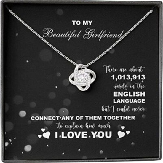 Wife Necklace Beautiful Girlfriend Necklace Gift For Her Explain Much Love Future Wife Thegiftio UK