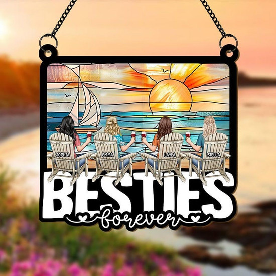 Personalized Stained Glass It Takes A Long Time Bestie Gift ...