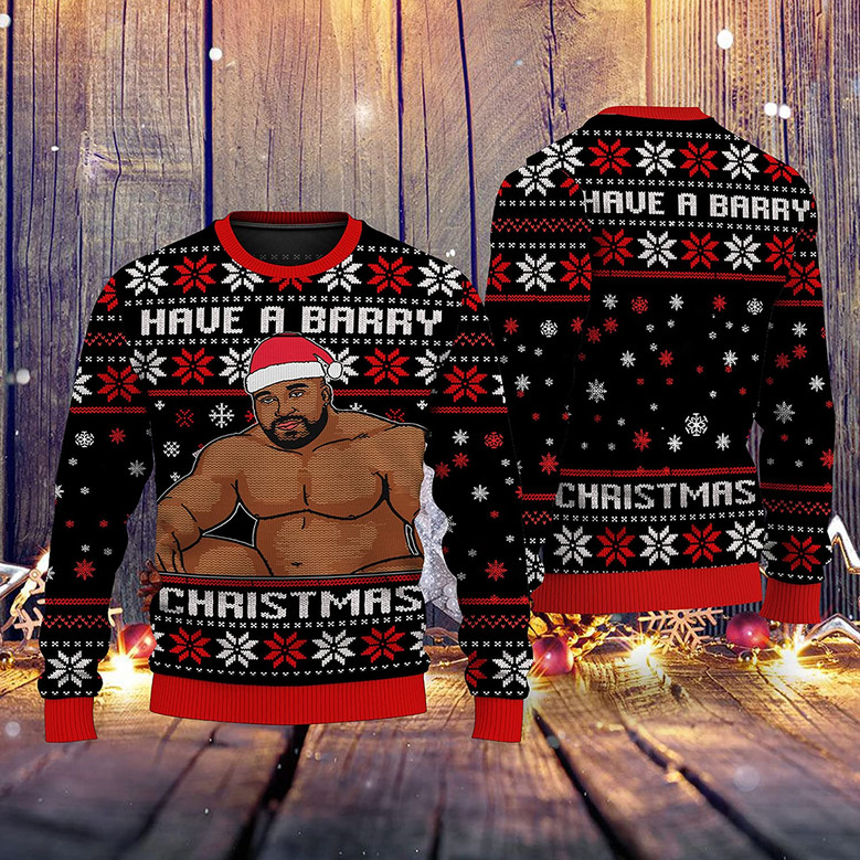Barry Wood Christmas Sweater, Christmas 3D Shirt, Barry Wood Gift ...
