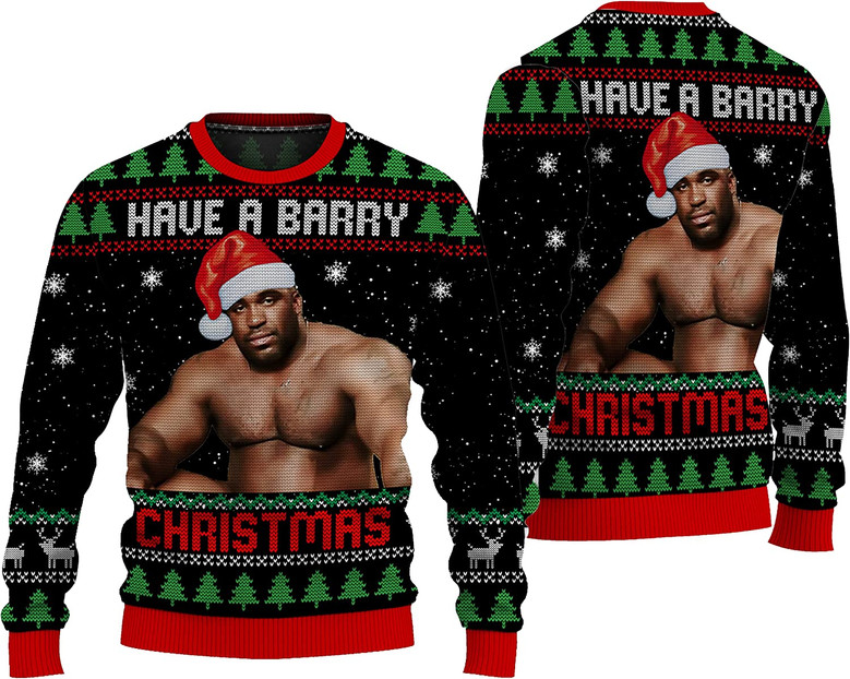 Barry Wood Christmas Ugly Sweater, Funny Christmas Ugly Sweater, Barry ...