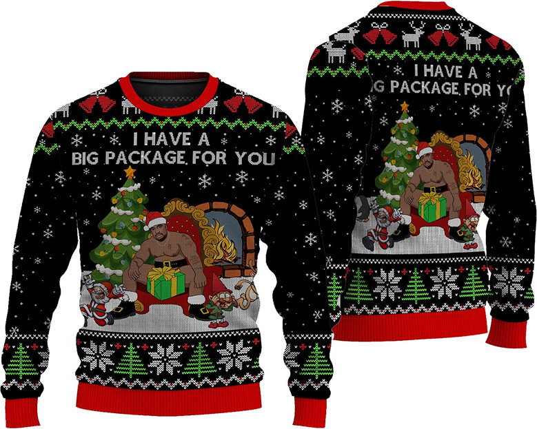 Barry Wood Christmas Ugly Sweater, Christmas 3D Ugly for Men, Barry ...