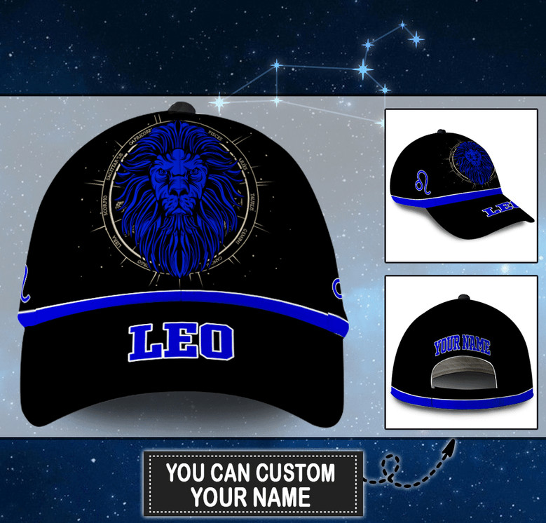 Personalized Stunning Leo Zodiac Hat Classic Cap Hat - Thegiftio UK