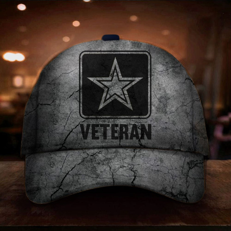 Veteran American Flag Hat Proud US Military Army Veteran Hat Vintage ...