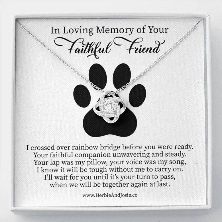 In Loving Memory Of Your Faithful Friend | Dog Bereavement Memorial ...
