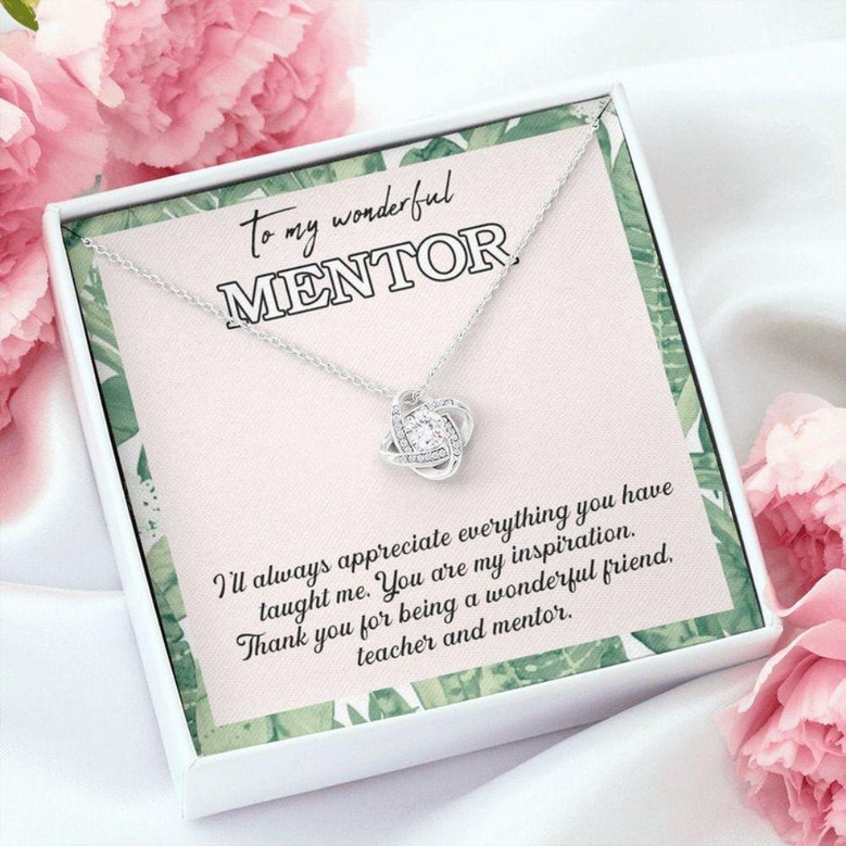 Mentor Gift Necklace, Mentor Thank You, Mentor Appreciation, Teacher ...