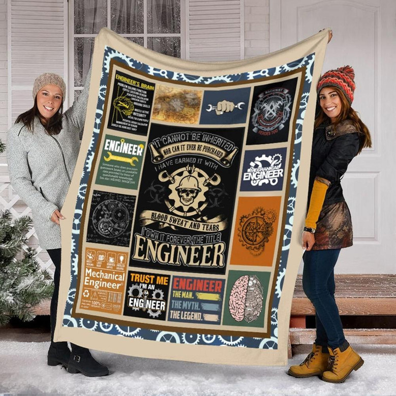 Mechanical Engineer Blanket, Mechanical Engineer Fleece Blanket ...