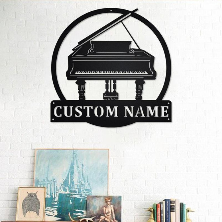 Custom Grand Piano Metal Wall Art - Thegiftio