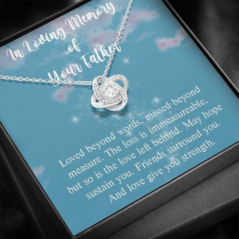 Daughter Necklace, Loss Of Father Necklace Gift For Daughter, Grief ...