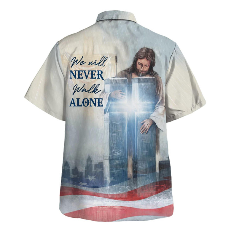 Jesus We Will Never Walk Alone Hawaiian Shirt - Christian Hawaiian ...