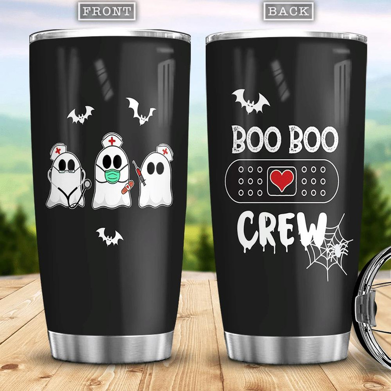 Boo Boo Crew Happy Halloween Patterns Boo Ghost Scary Pumpkin Trick Or ...