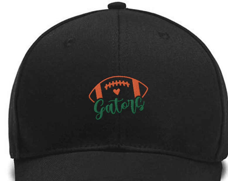 Embroidered Gators Football L Hat,Gators,Gators Mascot,Gators Mom ...
