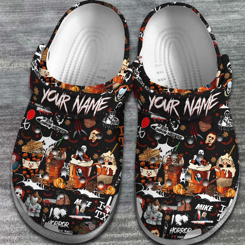 Texas Chainsaw Massacre Movie Crocs Crocband Clogs Shoes - Monsterry
