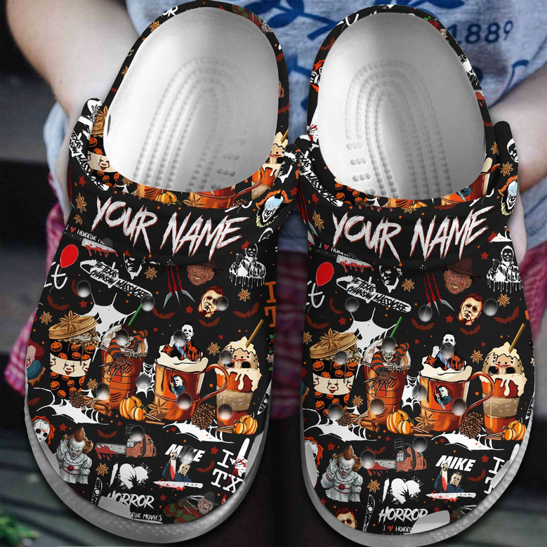 Texas Chainsaw Massacre Movie Crocs Crocband Clogs Shoes Monsterry UK