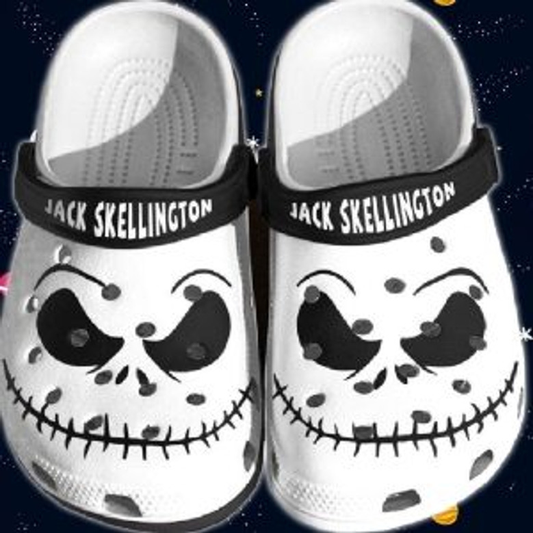 Jack Skellington Crocs Clog Shoes - Monsterry AU