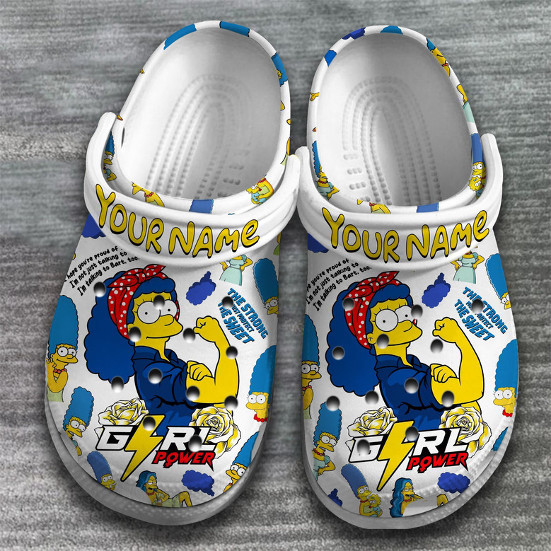 Marge Simpson Mother Day Crocs Crocband Clogs Shoes - Monsterry