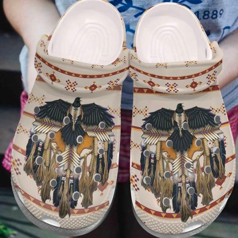 Native American Eagle Crocs For Kid And Adult - Monsterry