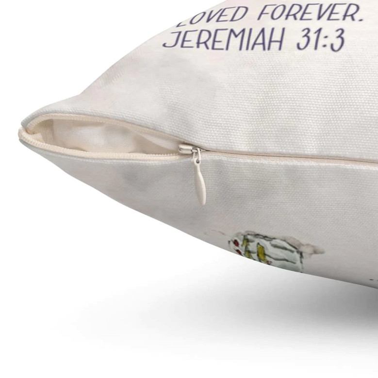 Bible Verse Pillow - Jesus Pillow - Scripture, Rose Pillow - You Are ...