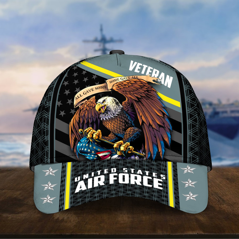 Premium Eagle US Veteran Cap - Monsterry