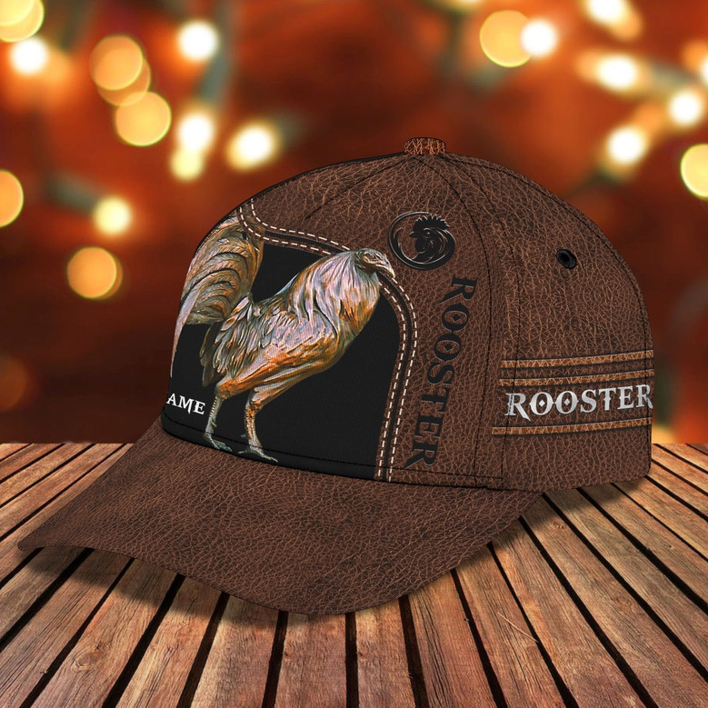 Custom Full Printed Rooster Cap, Rooster Hat, Baseball Chicken Cap Hat ...