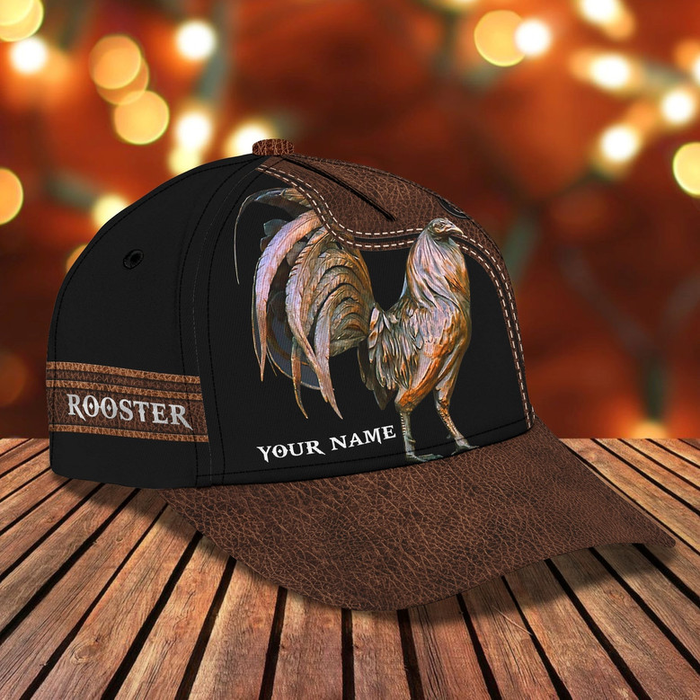 Custom Full Printed Rooster Cap, Rooster Hat, Baseball Chicken Cap Hat ...