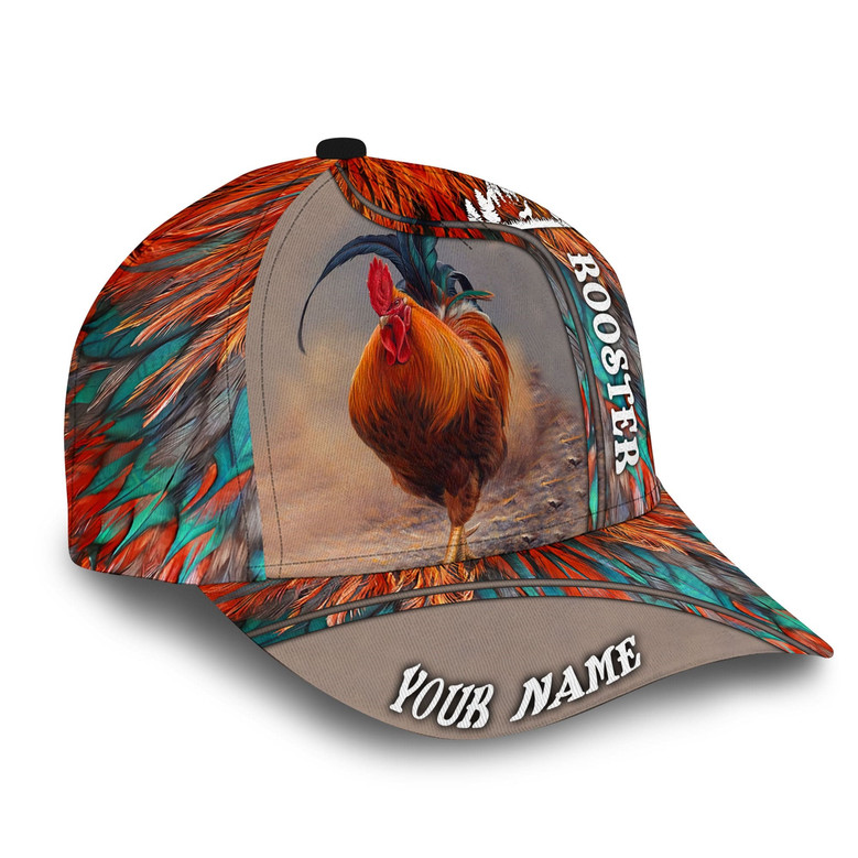 Custom With Name The Best Rooster Cap Hat, Rooster Gift For Rooster ...