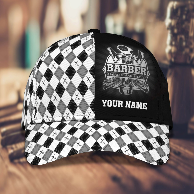Customized Barber Cap Hat Summer Classic Cap For A Barber Cap Uniform ...