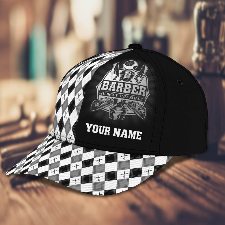 Customized Barber Cap Hat Summer Classic Cap For A Barber Cap Uniform ...