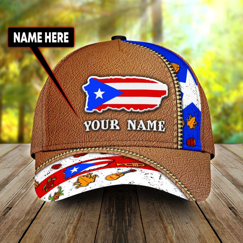 Customized Puerto Rico Cap, Classic Cap Hat For Puerto Rico Friends ...