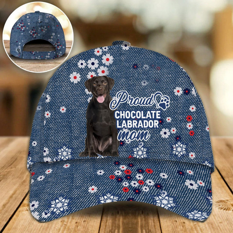 Labrador Proud Mom Cap, Baseball Cap Hat For Dog Lover, Women Dog Cap ...