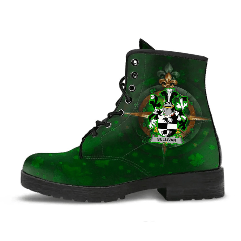 Sullivan or O Sullivan Beare Irish Family Crest Leather Boots Celtic ...