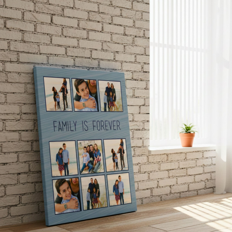 Personalized Family Canvas - Family Is Forever