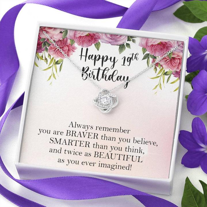 Happy 19Th Birthday Necklace, 19Th Birthday Gifts For Girls, Birthday ...