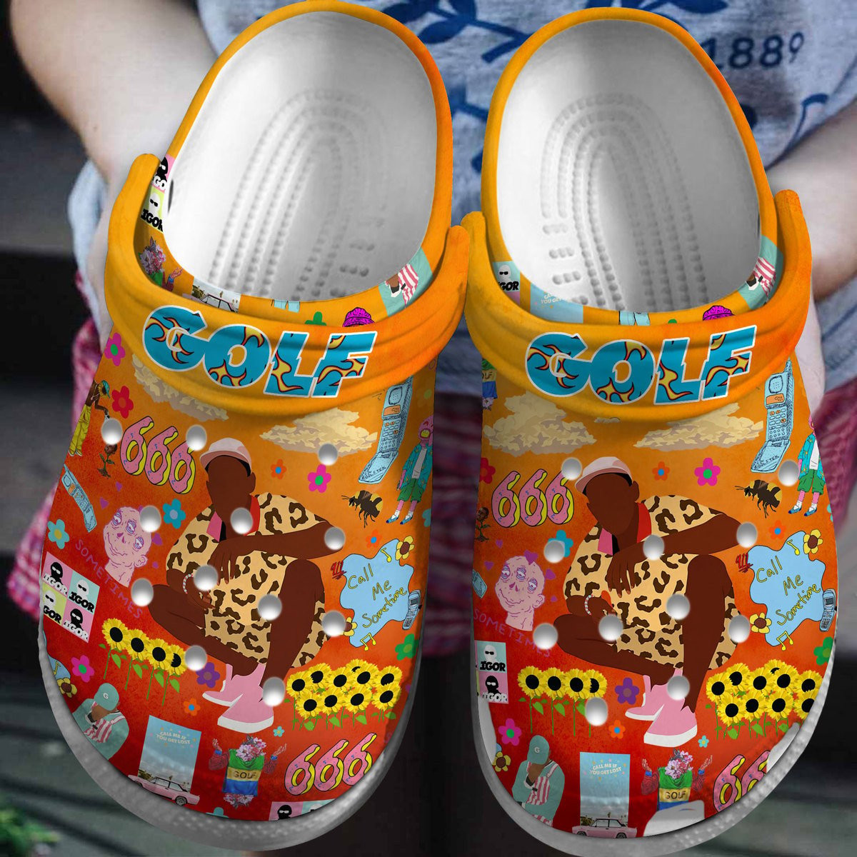 Tyler The Creator Music Crocs Crocband Clogs Shoes - Monsterry